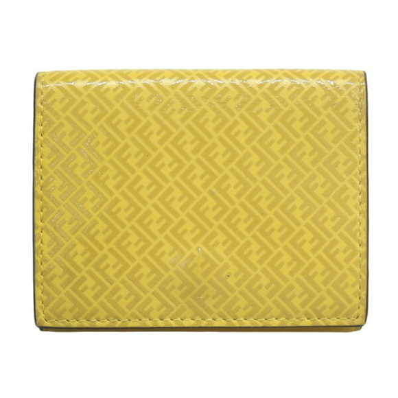 Fendi | Accessories | Fendi Fendi Leather Micro Ff Trifold Wallet ...